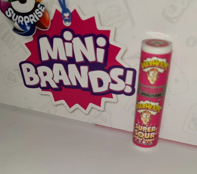 ZURU COLLECTIBLE MINI Brands - Warheads Super Sour Watermelon Candy ...