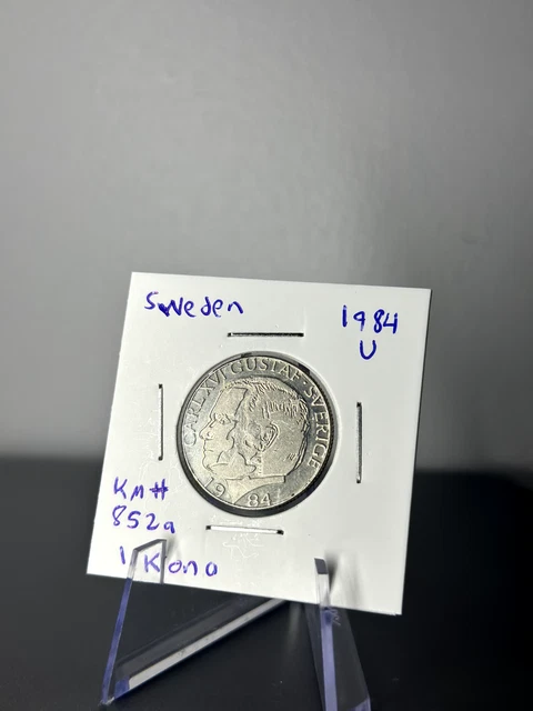 1984 U SWEDEN 1 Krona UNC Uncirculated Coin $1.50 - PicClick