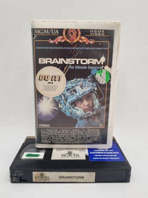 BRAINSTORM RARE AUSTRALIAN Relase (VHS PAL, 1983) Ex-Rental CEL MGM $12 ...