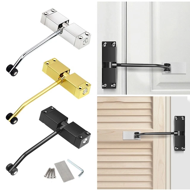ADJUSTABLE SPRING LOADED Door Closer for Consistent and Secure Closing ...