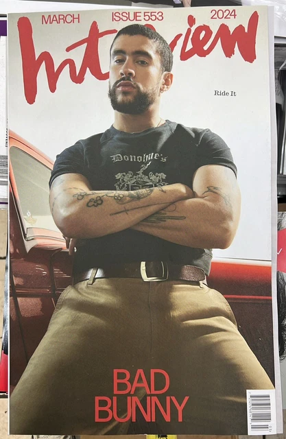 INTERVIEW MAGAZINE-ISSUE 553-MARCH 2024-BAD BUNNY-BRAND NEW-In Stock ...