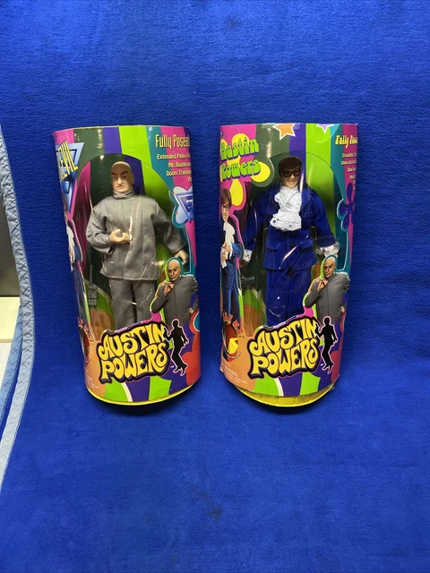 AUSTIN POWERS VINTAGE Action Figures Posable Dolls Dr Evil Vintage 1998 ...