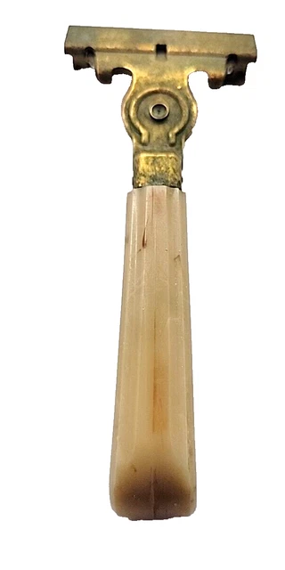 VINTAGE SCHICK INJECTOR Single Edge Brass Safety Razor / Bakelite ...