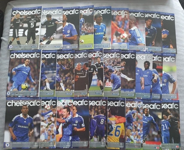 CHELSEA FC FOOTBALL Club 2008/2009 Season Complete Full Set of Home ...