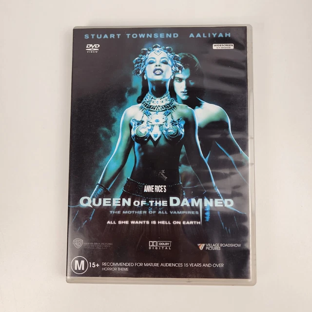 QUEEN OF EHE Damned DVD Vampire Movie Aaliyah Stuart Townsend Region 4 ...