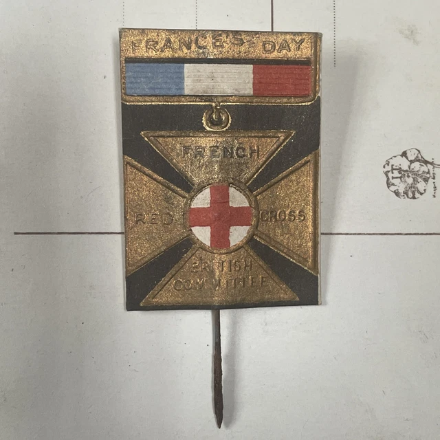 WW1 FUNDRAISING FLAG France’s Day French Red Cross British Committee ...