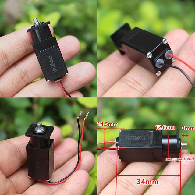 DC 1.5V-5V 3V 50RPM Slow Speed Micro Mini Planetary Gearbox Gear Motor ...