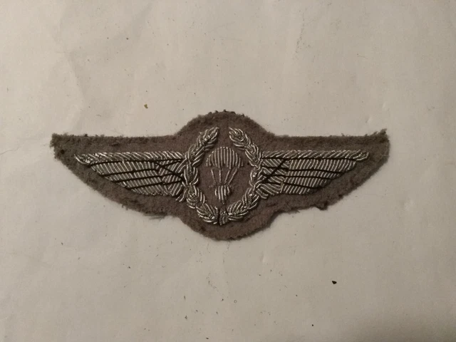 ORIGINAL WEST GERMAN BUNDESWEHR Bullion Paratrooper Badge Wings £15.73 ...
