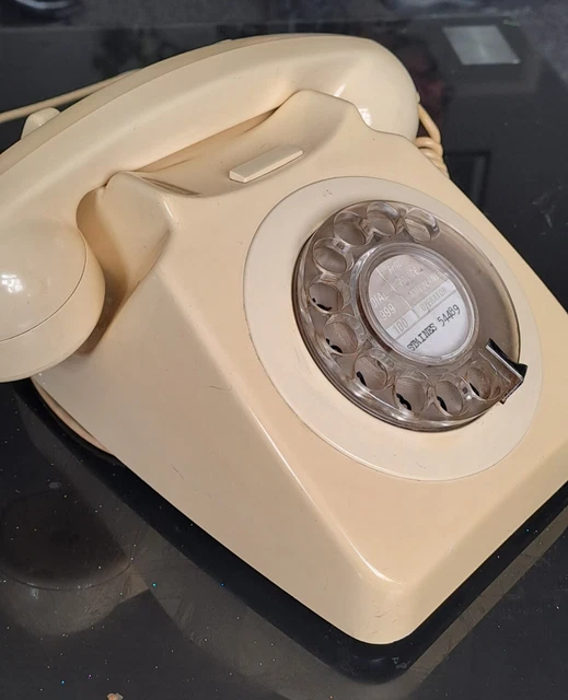 GPO 746 RETRO 1960s Style Rotary Dial Telephone in Cream £20.00 ...