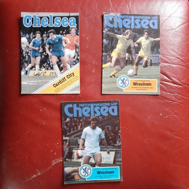 17 CHELSEA FOOTBALL Programmes 1980/81 - 88/89 £6.99 - PicClick UK