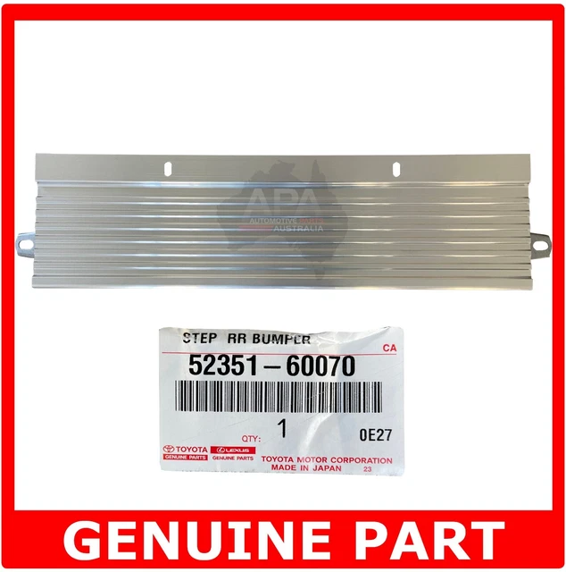 GENUINE TOYOTA LANDCRUISER 70 Series FJ BJ HZJ FZJ VDJ Rear Bumper Step ...