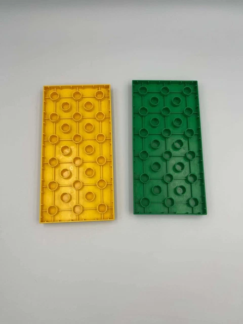 2X LEGO DUPLO Green & Yellow Bases 6x12 £4.99 - PicClick UK