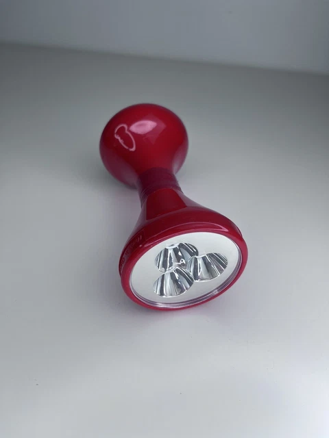 IKEA TORCH LJUSA Red Plastic LED Flashlight Hand-Powered Wind Up Torch ...