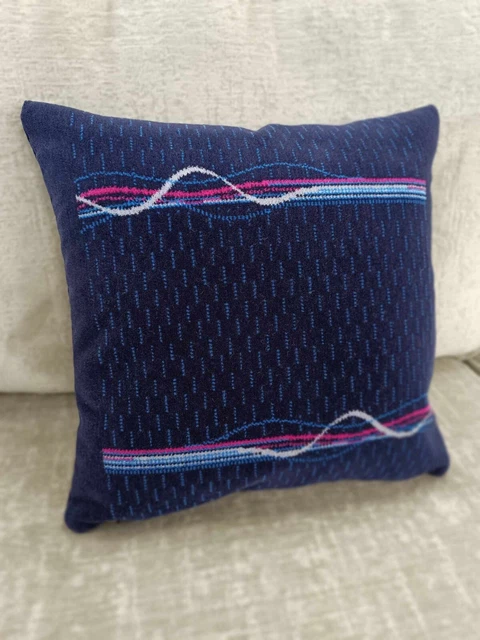 First Dynamic Line Moquette Cushion Bus Train Transport Vintage 43x43cm £2995 Picclick Uk