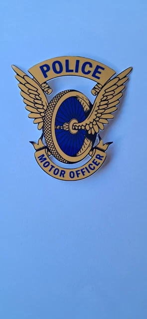 NEW GENERIC USA Police Motorcycle Officer's Helmet Decal £11.07 ...