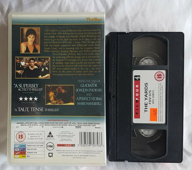THE YARDS (VHS) BIG BOX - Mark Wahlberg + Joaquim Phoenix + James Caan ...