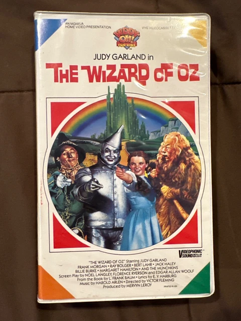 WIZARD OF OZ, Plastic clamshell, VHS-1985 £3.84 - PicClick UK