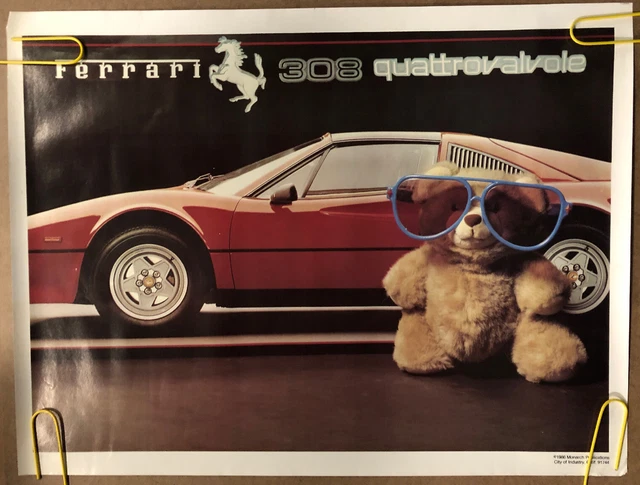 80S Ferrari Poster FOR SALE! - PicClick UK
