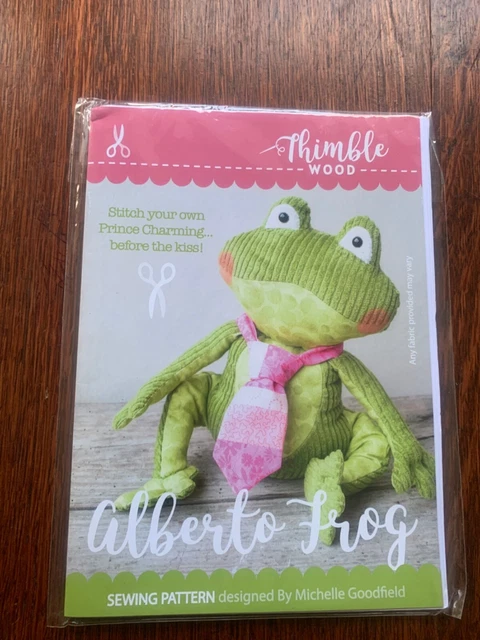 THIMBLE WOOD /ALBERTO frog sewing pattern £7.49 - PicClick UK