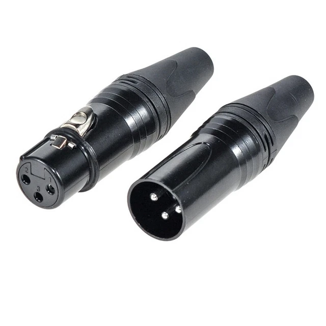 15 PARES DE Cables de Audio XLR DMX de 3 para Micr??Fono, Conectores d5417 EUR 39,04 - PicClick FR