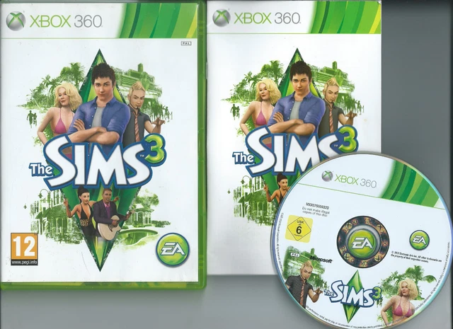 THE SIMS 3 ORIGINAL RELEASE (Microsoft Xbox 360) UK PAL Game Complete £ ...