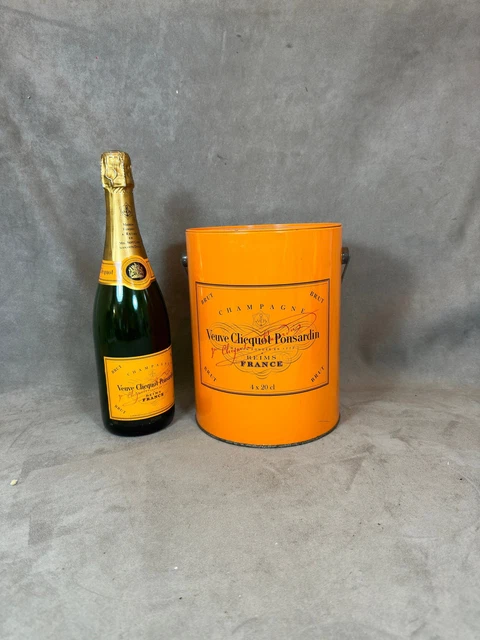 RARE BOÎTE CHAMPAGNE Veuve Clicquot en metal vintage Années 1990 EUR ...
