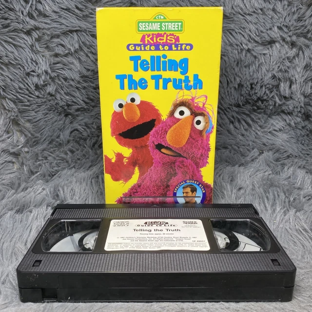 SESAME STREET KIDS Guide to Life Telling the Truth VHS 1997 Guest ...