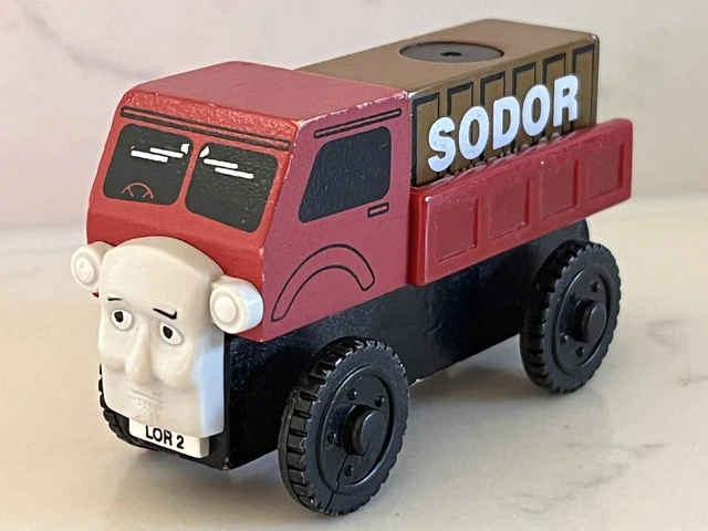 RARE THOMAS THE Tank Engine Wooden Train LOR2 LORRY 2 Brio ELC Railway ...