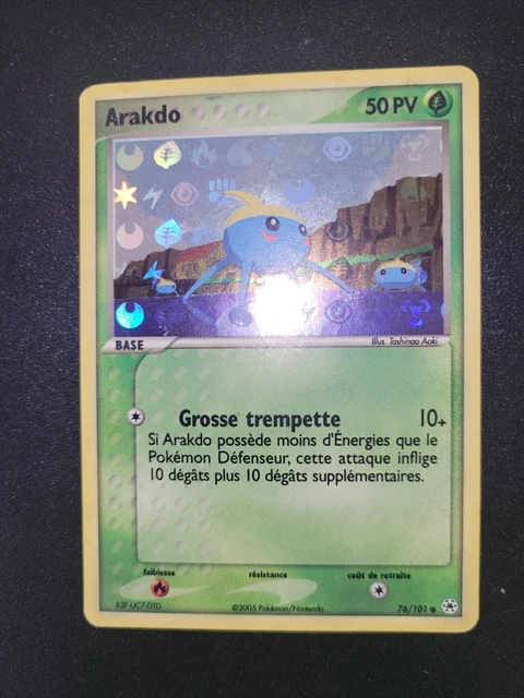 ARAKDO HOLO - Pokemon 76/101 Ex Legendes Oubliees Tres Bon Etat Fr EUR ...