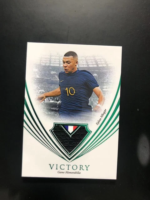 2023 FUTERA KYLIAN Mbappe Victory Game Worn Patch Emerald 1/15 =1/1 ...