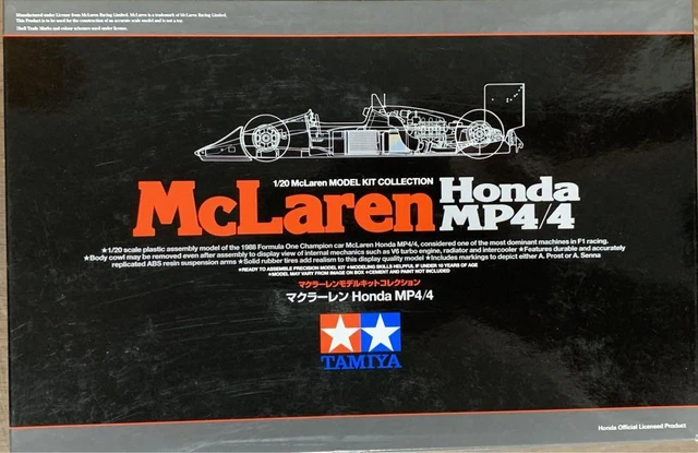TAMIYA 1/20 MCLAREN Model Kit Honda Mp4/4 EUR 180,11 - PicClick FR