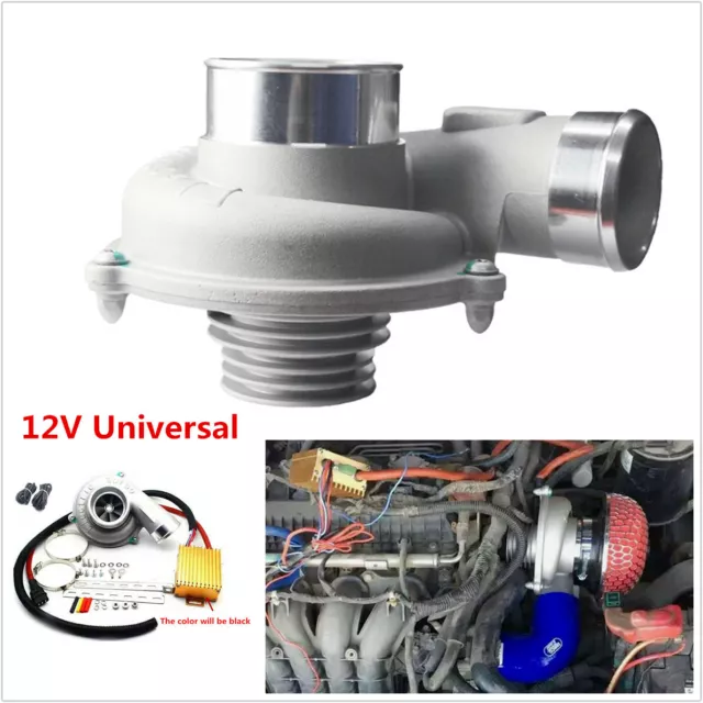 UNIVERSAL CAR SUV Electric Turbo Supercharger Air Filter Intake ...