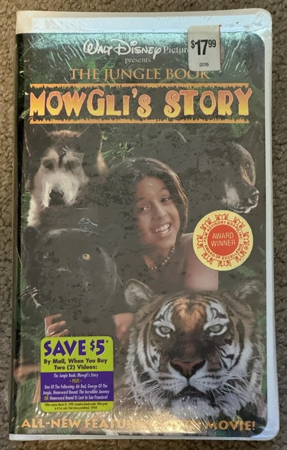 WALT DISNEY - The Jungle Book: Mowgli's Story - 1998 VHS BRAND NEW ...