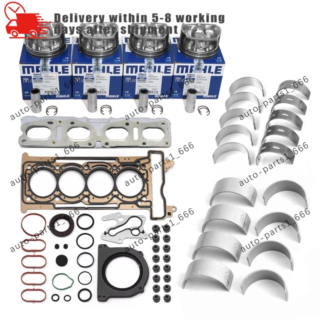 ENGINE OVERHAUL REBUILD kit For Mercedes-Benz C250 E300 W205 W212 X253 ...