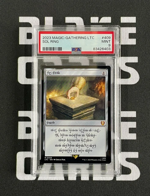 2023 MAGIC GATHERING MTG LTC Seigneur des Anneaux bague solaire naine #409 PSA 9 EUR 160,48 ...
