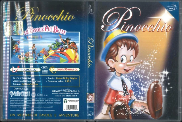 PINOCCHIO LE FAVOLE Piu' Belle Stardust Magni Dischi Dvd Ottimo Usato ...
