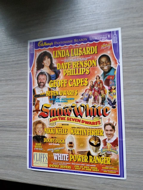 PANTOMIME THEATRE FLYER 1996,Southend Cliffs Pavilion,George Capes ...