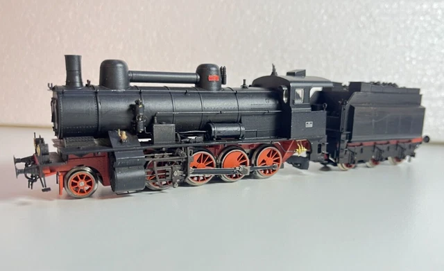 KLEIN MODELLBAHN LOCOMOTIVA a vapore, preda bellica FS Gr 729.018 ep ...
