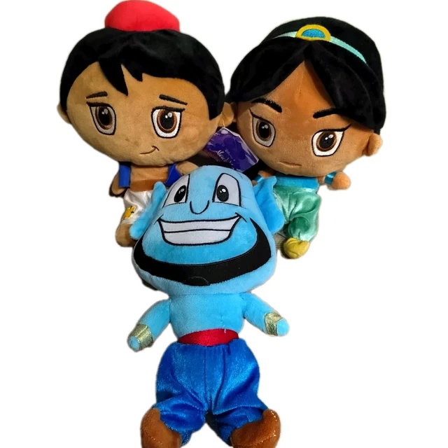 DISNEY ALADDIN JASMINE Genie Soft Toy 12" Plush Bundle Whitehouse ...