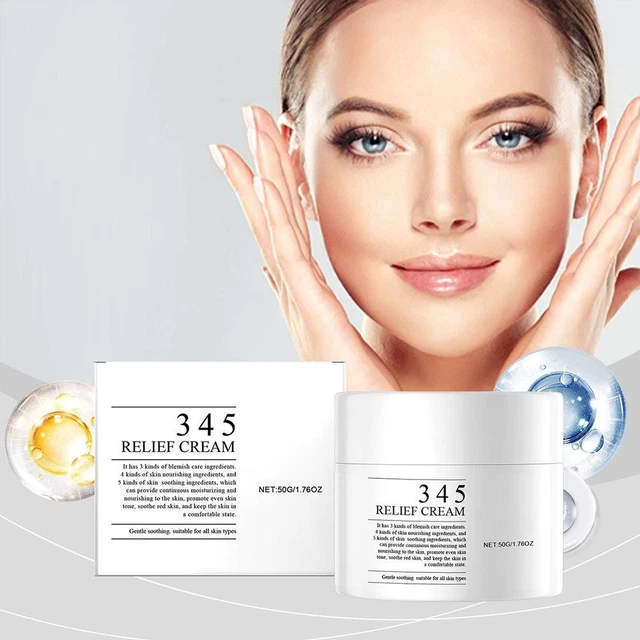 345 RELIEF CREAM | Daily Face Moisturizer | Blemish Soothing NEW Relief ...