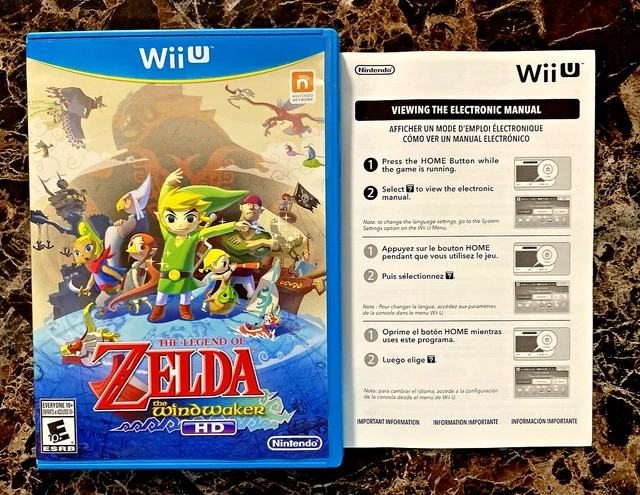 THE LEGEND OF Zelda: The Wind Waker HD (Nintendo Wii U 2013) CIB ...