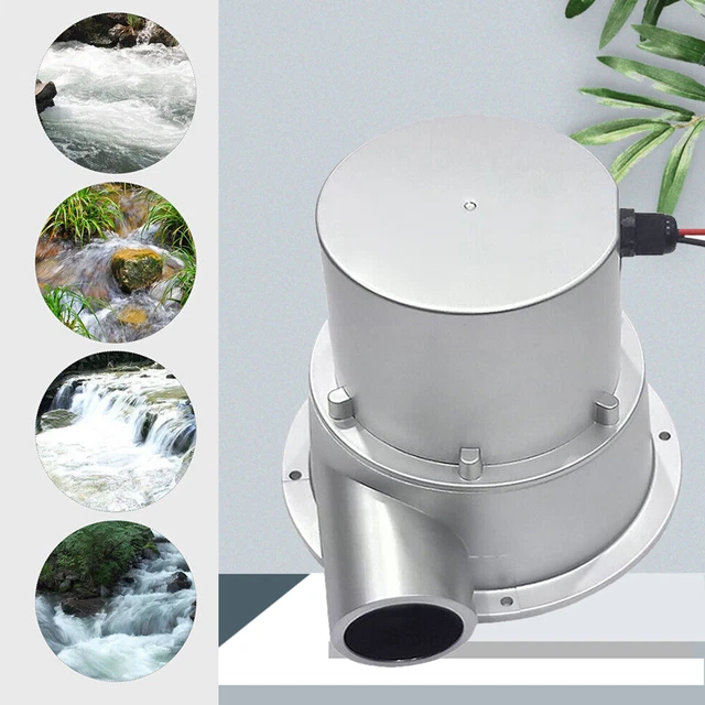 MICRO HYDROELECTRIC GENERATOR Hydro Power Station Water Turbine ...