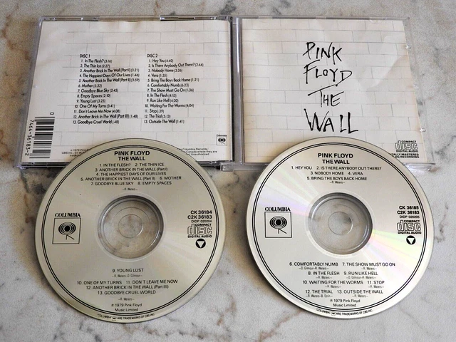PINK FLOYD THE Wall 2Cd 1979 Import Usa Columbia EUR 16,90 - PicClick IT