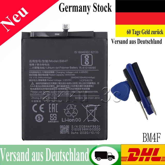 BM4F BATERIA BATTERY ACCU Akku für Xiaomi Mi A3 / Xiaomi Mi CC9e with ...