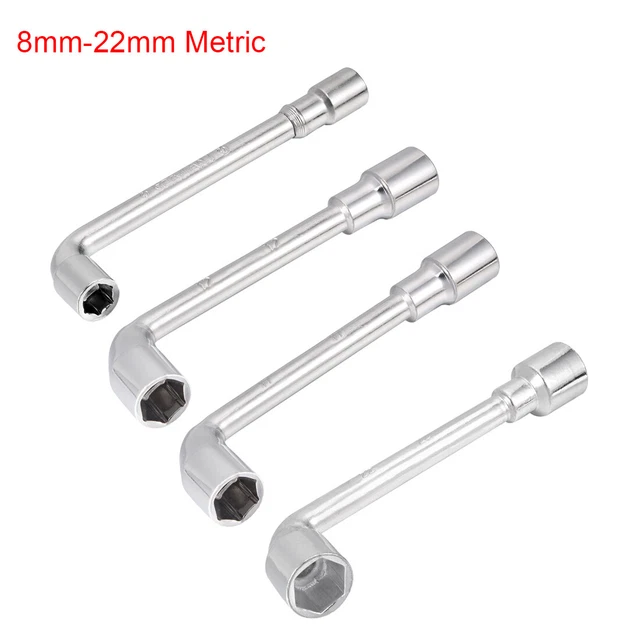8MM-22MM METRIC L Shaped Angled Open Hex 6 point Socket Wrench $14.46 ...