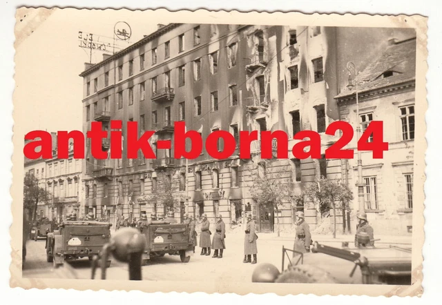 FOTO WH SOLDAT Inf.Rgt. 31 Kampf um Warschau Sperren Polen 24.ID 1939 ...