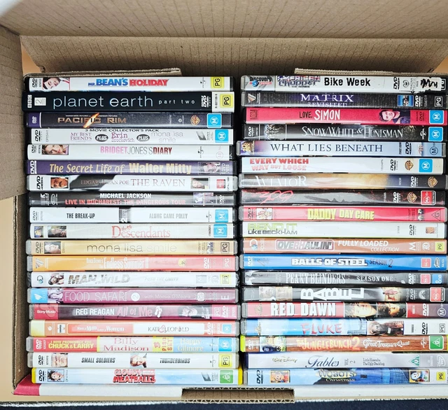 BOX 45X DVD Movies Action Comedy Drama Family Mixed Titles R4 Bulk Lot ...