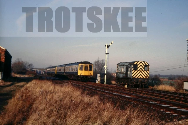 35MM SLIDE BR British Railways Diesel DMU Class 110 51826 Metheringham ...