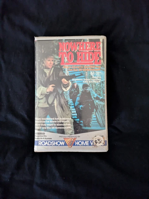 NOWHERE TO HIDE (1987) - Rare Roadshow Home Video VHS Issue - Action Thriller! $18.05 - PicClick AU