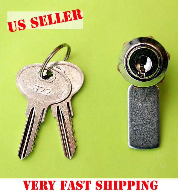 KEY CAM LOCK Cabinet Box Drawer Tool New Mailbox Cupboard Kiosk Desk ...